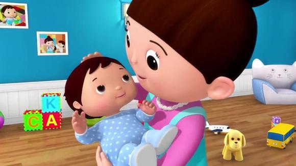 少儿益智动画,睡觉时间,妈妈在哄小宝宝睡觉,要乖哦