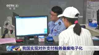 我国实现对外支付税务备案