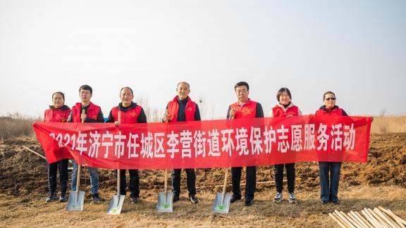 果然视频|新春添新绿,李营全民义务植树忙