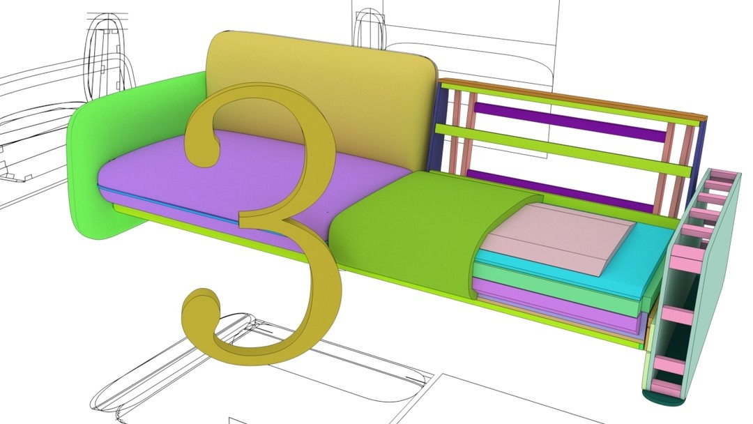 沙发电脑3D放样-1.3工具箱