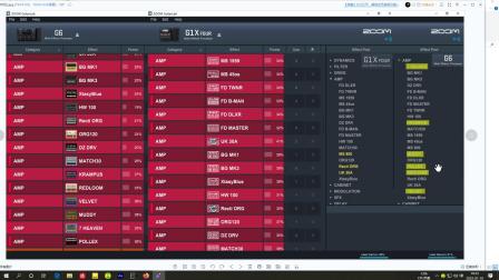 ZOOM G6 pk G1X four效果器详细参数对比