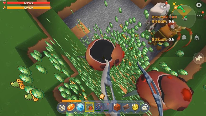 迷你世界:迷你豆那么多有什么用,卡地图没商量