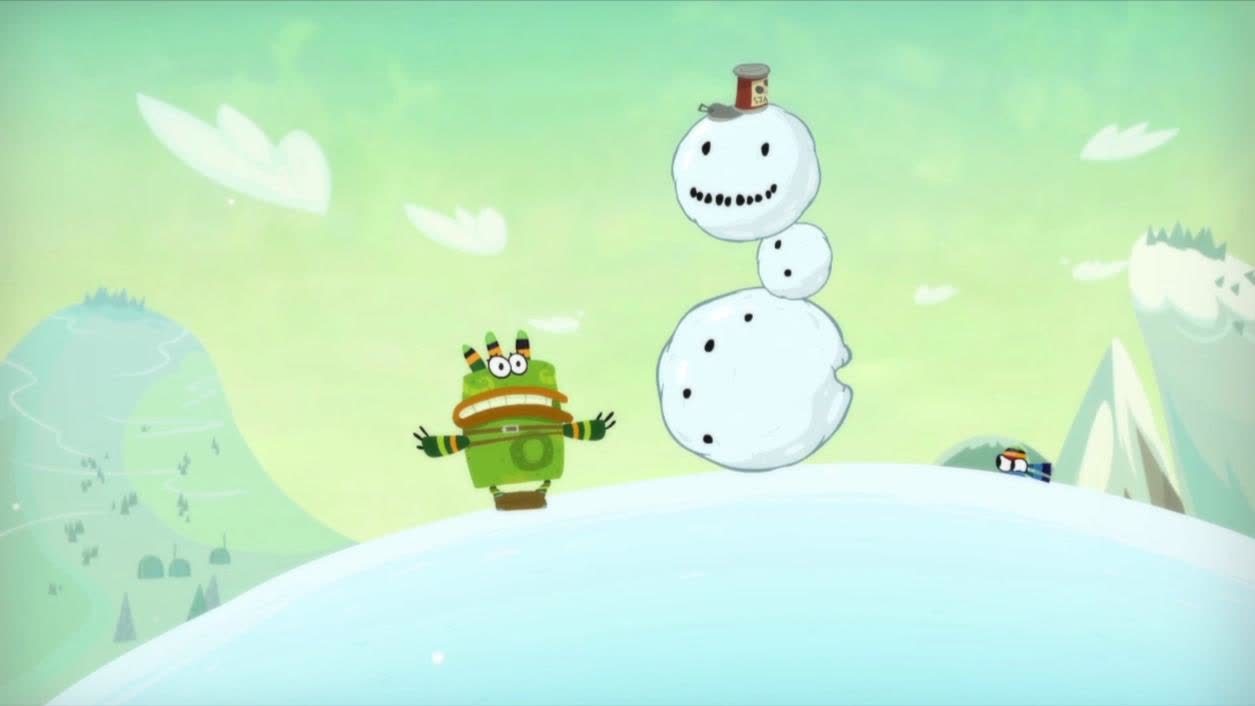 咕咪咕咪—没这个天赋,失败的堆雪人