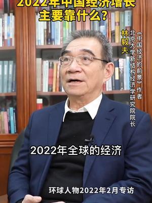 林毅夫:2022年中国经济增长主要靠什么?