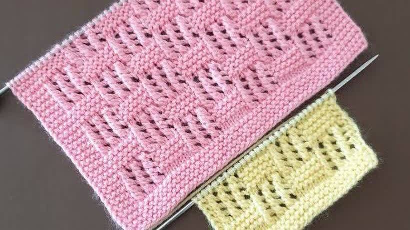 开襟羊毛衫编织图案设计,简单易织,织女装或婴儿背心挺不错