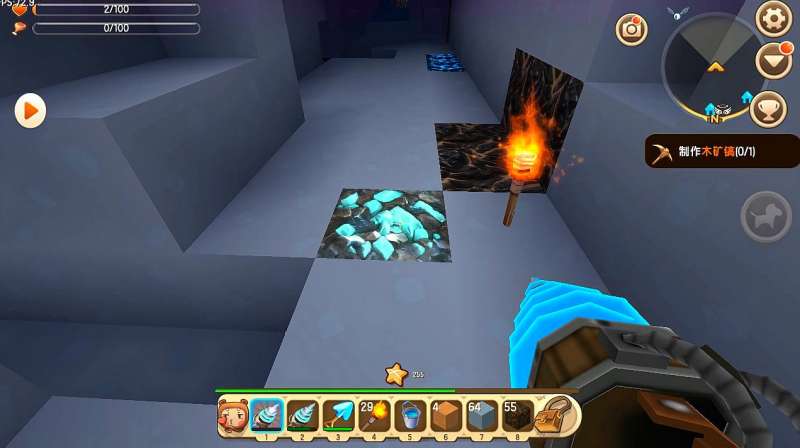 迷你世界:你以为半仙挖矿全靠运气?给你们分享一个不要命挖钻法