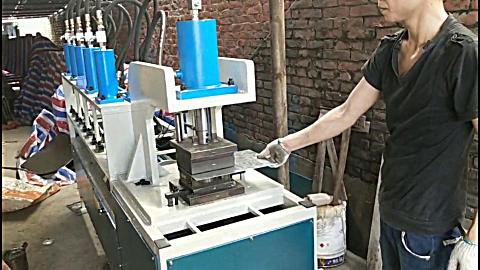 钢板冲压角铁切断机 钢管冲断机 碳钢冲断机 铁板冲孔机 不锈钢护栏