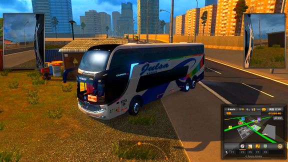 欧洲卡车模拟2:前面好像没有路了怎么这么坑,差点掉下去了