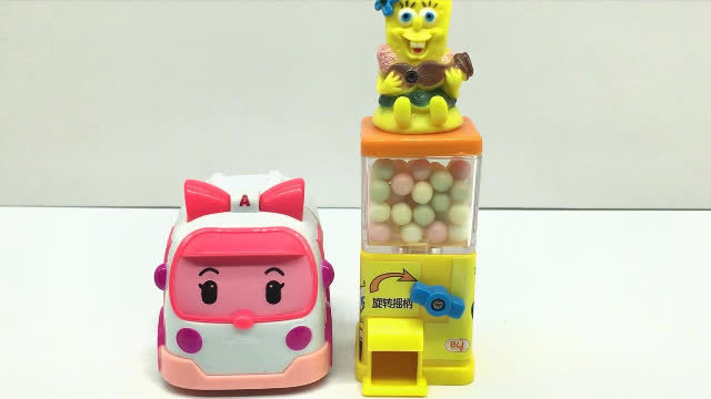 救护车安巴玩海绵宝宝糖果机