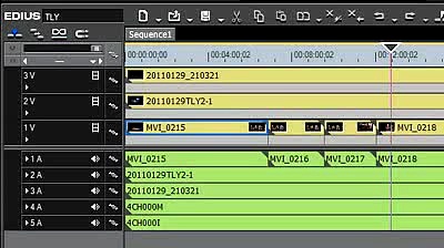 PluralEyes for Edius 自动音频视频同步插件使用教程
