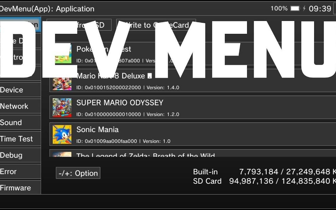 【转载】任天堂Switch开发模式