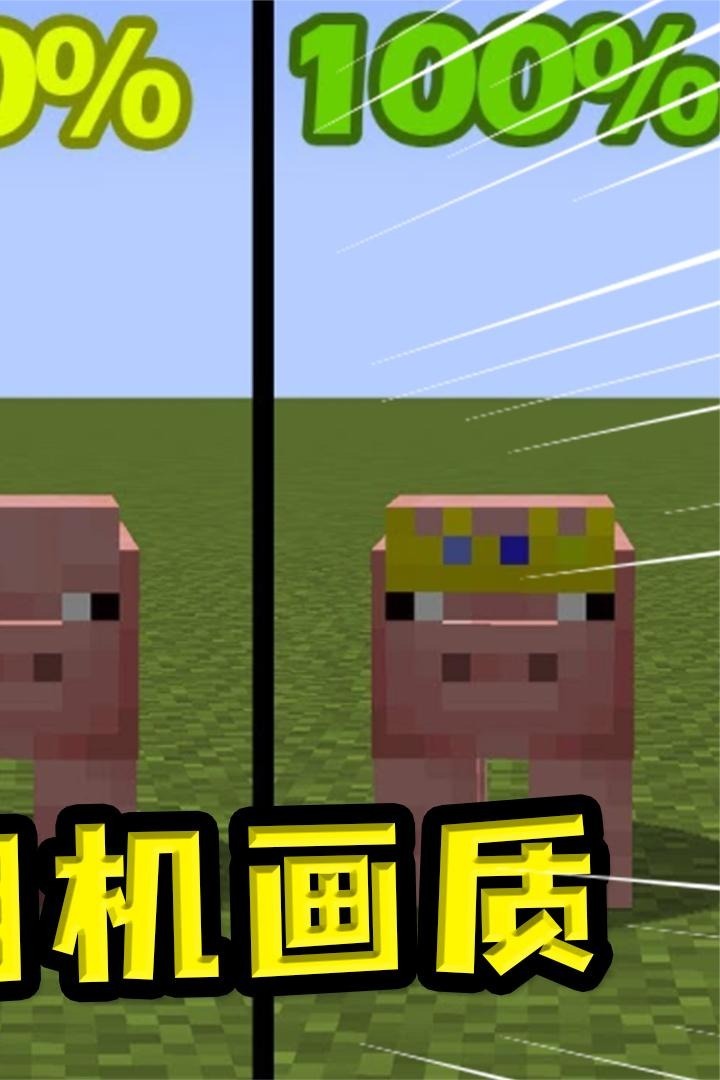 我的世界:当MC玩家的手机电量不同,相机画质会怎样?