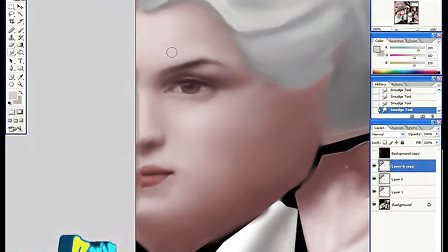 3DMAX游戏建模型教程zbrush bodypaint教程-04脸部材质绘画