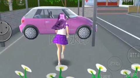 樱花校园模拟器:给车换颜色,打造自己的靓车