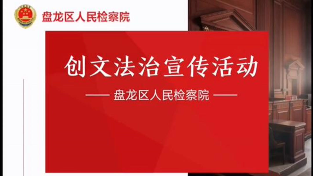 人民检察院干警深入金江路社区开展创文法治宣传活动