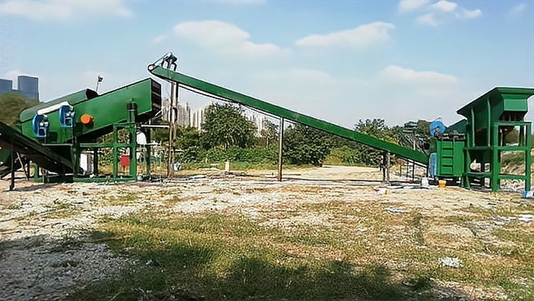 生活垃圾分类处理视频,把垃圾变废为宝的机器,可以把有机物,无机物...