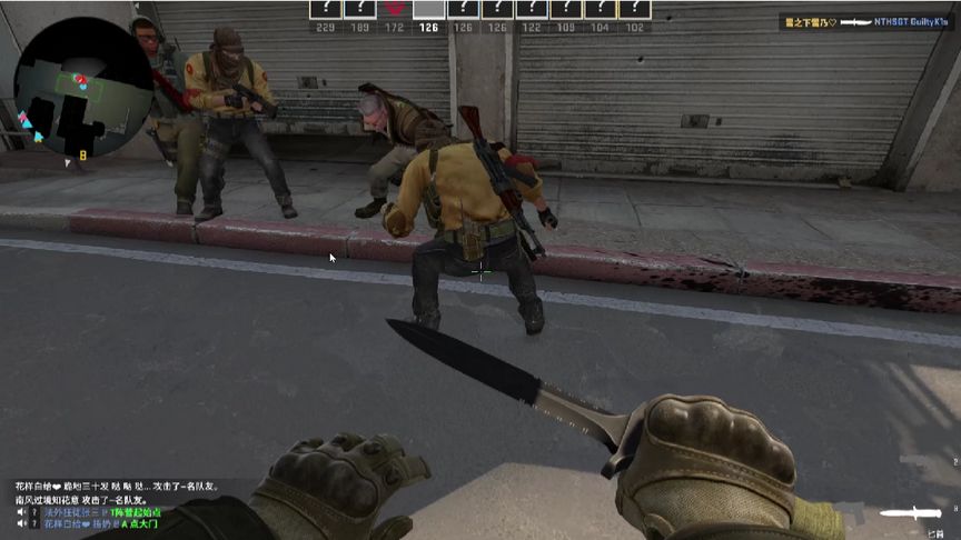 CSGO 从未见过如此和谐温馨的画面,死亡竞赛里大伙养鸡玩儿。