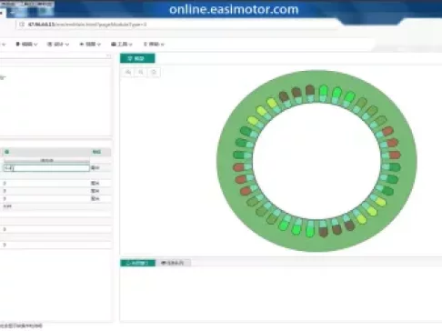 鼠笼式三相感应电机分析