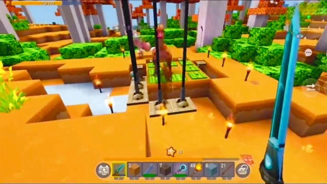 半仙迷你世界带妹生存28:半仙兔美美组成撸鸡小队找鸡意外不断