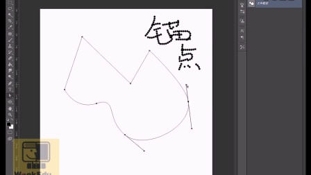 ps教程零基础入门学习57钢笔工具的使用
