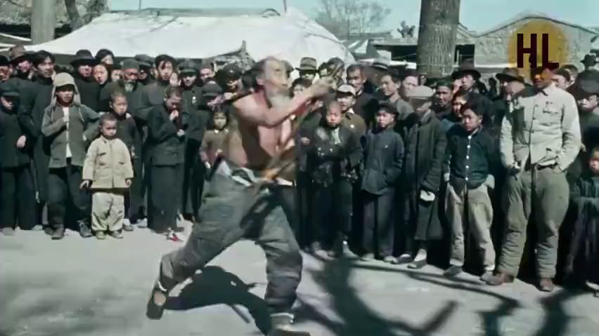 刚解放时俄罗斯在我国拍的彩色纪录片,看看当时人们的生活!