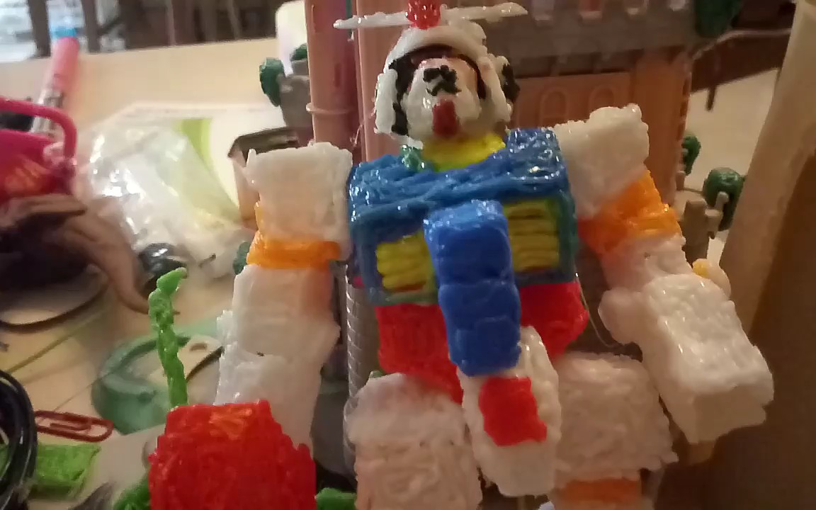 【3d打印笔制作】如何使用3d打印笔制作元祖高达