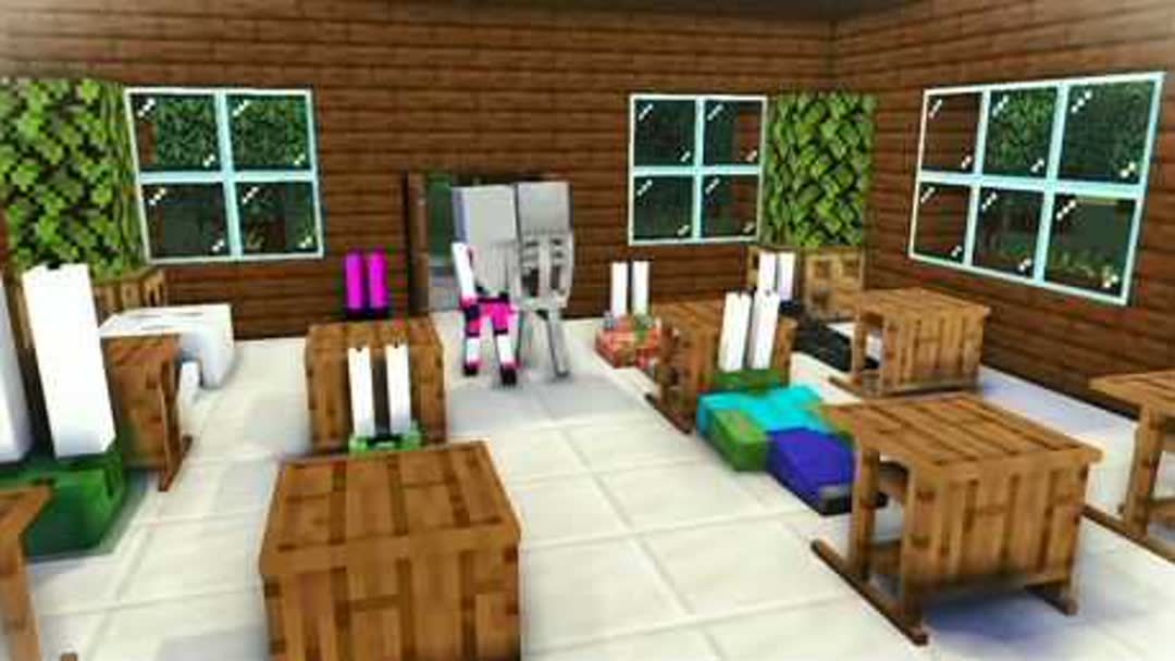 我的世界怪物学院:扔瓶子表演,骷髅扔瓶子却使怪物们吃了顿狗粮