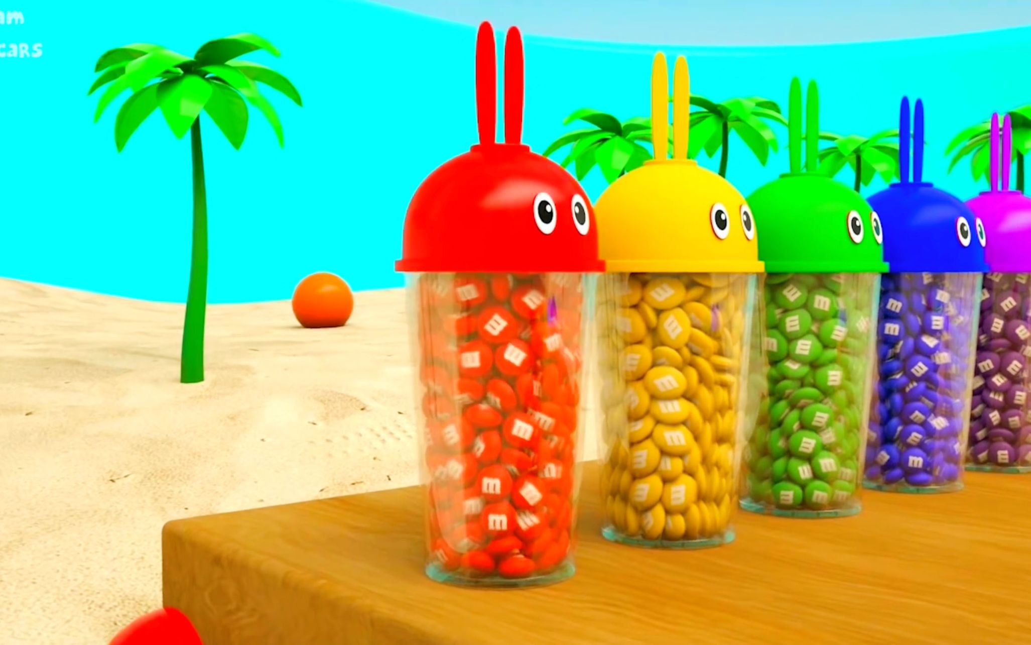 认识不同颜色的卡通车,早教益智动画片,0到3岁早教启蒙