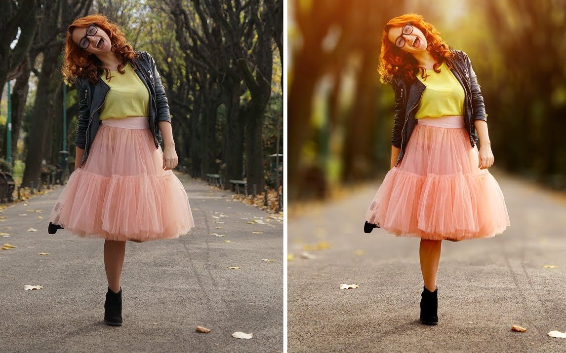 ps中如何虚化背景突出人物