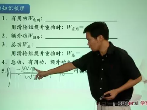 初二物理机械效率及力学综合计算知识点上