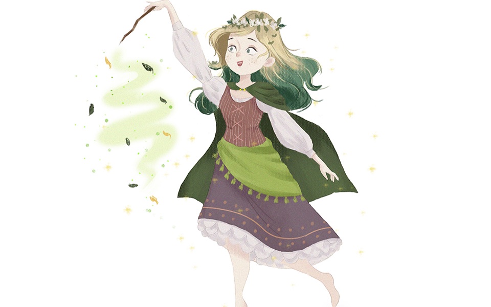 【ps板绘】斗篷少女轻松插画速剪