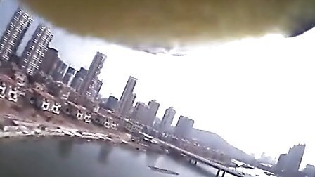 普通行车记录仪航拍效果