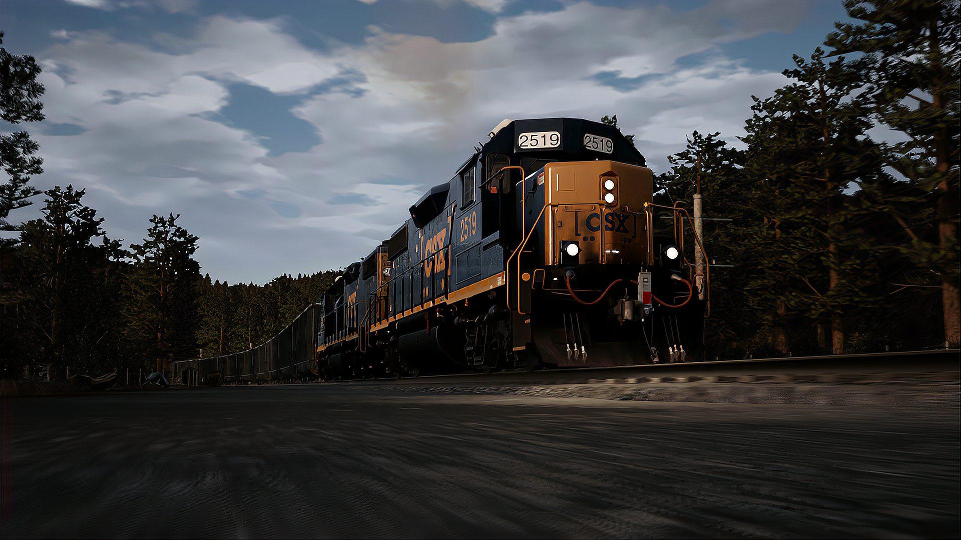 火车模拟世界2-沙班地段(52节拉煤车)上:顺利起步的标准操作!