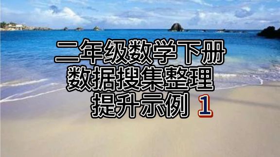 二年级数学下册《数据搜集整理》提升示例。