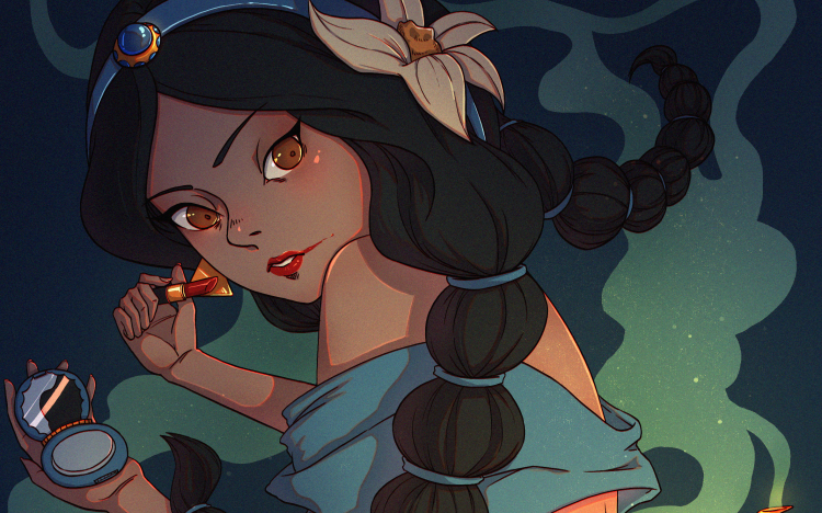 【板绘教程】5分钟教会你画插画,满满的细节!