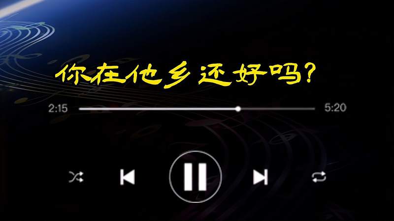 光头李进《你在他乡还好吗?》