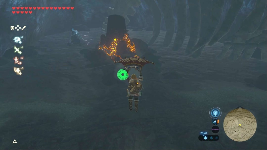 【大白】塞尔达传说旷野之息:冰山中的巨大鲸鱼遗迹!