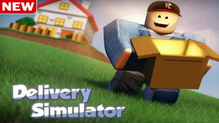 妞宝宝 Roblox快递员模拟器 体会快递员风吹日晒的辛苦生活 乐高小游戏