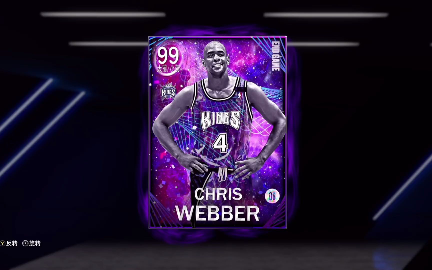 nba2k22 mt 4分赛100胜奖励韦伯到手!看看模型看看包