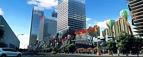 3D建筑漫游动画 房地产公司宣传片 商场三维模拟效果高清视频素材