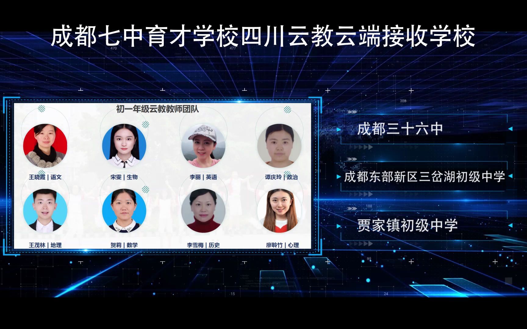 云教接收学校滚动字幕