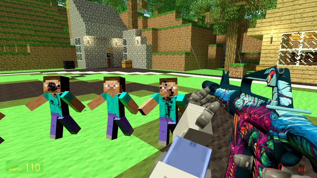 我的世界 M4A1换了一个皮肤,新枪又出世了,玩家不买单啊