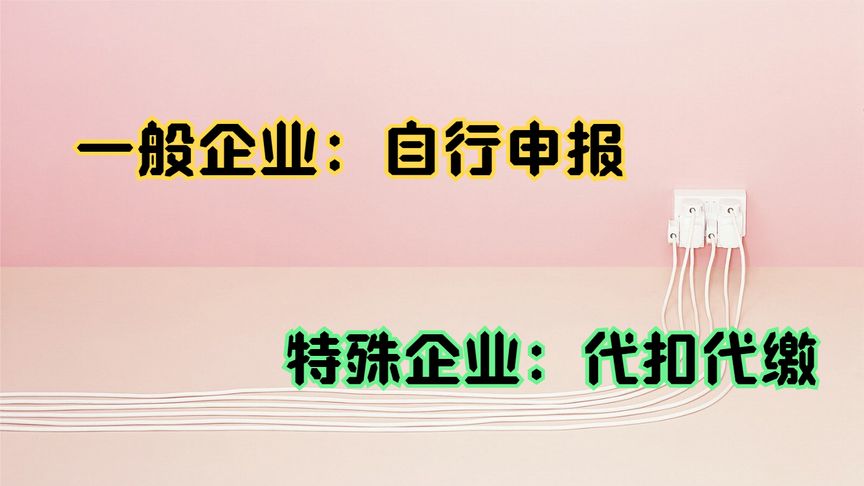 【5-5】企业所得税的自行申报与代扣代缴