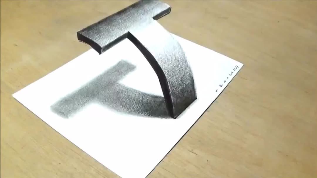国外牛人铅笔画立体画，太逼真，3D效果太炫酷
