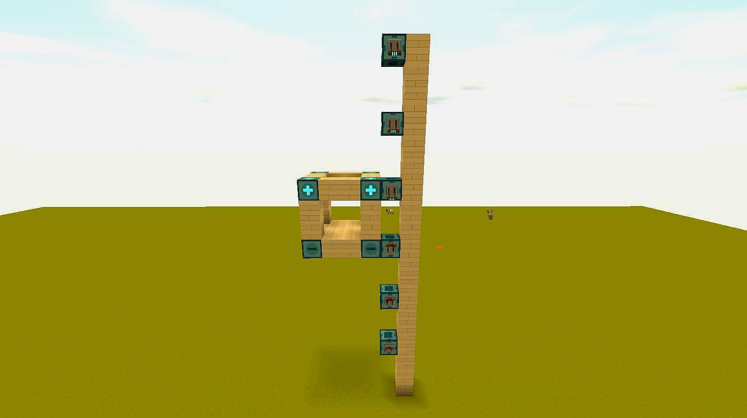 迷你世界 选层电梯制作教程 带你潇洒的电梯