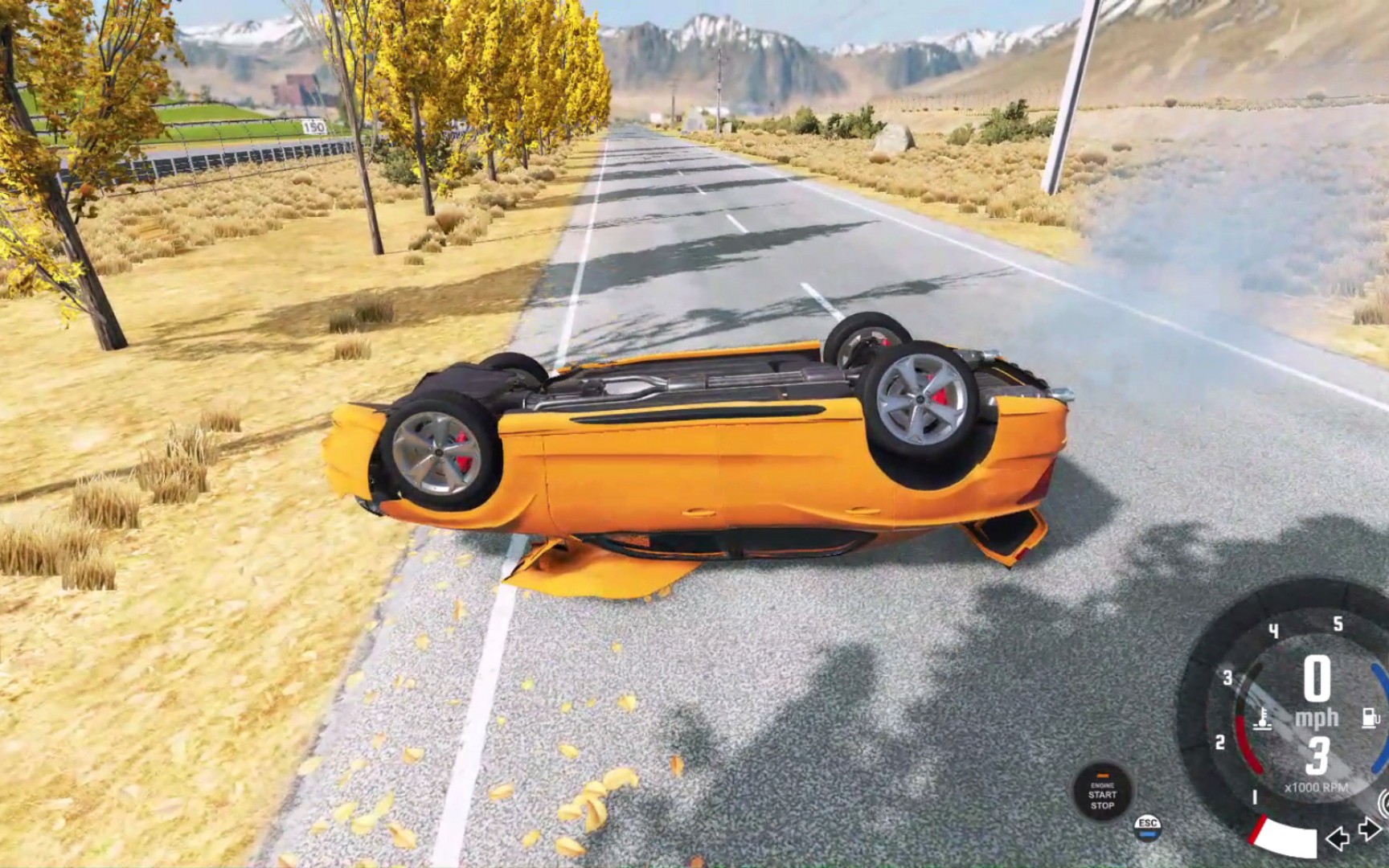 【BeamNG】汽车暴力翻滚测试