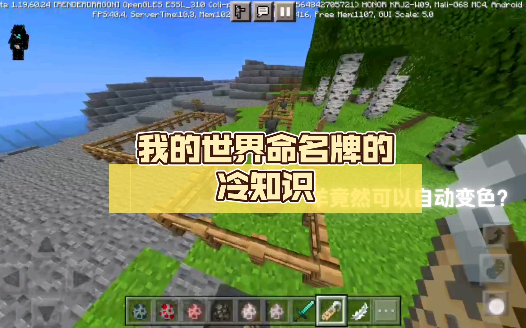 我的世界命名牌的冷知识