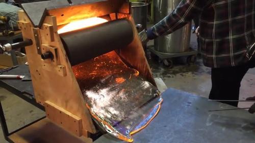 带你看你没见过的玻璃制造过程,你这一顿操作价钱应该不便宜了把