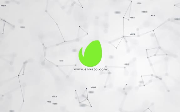 15857-几何点线片头AE模板