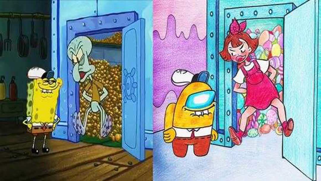 趣味定格动画：小美睡觉梦游了，来到了船员的糖果小屋